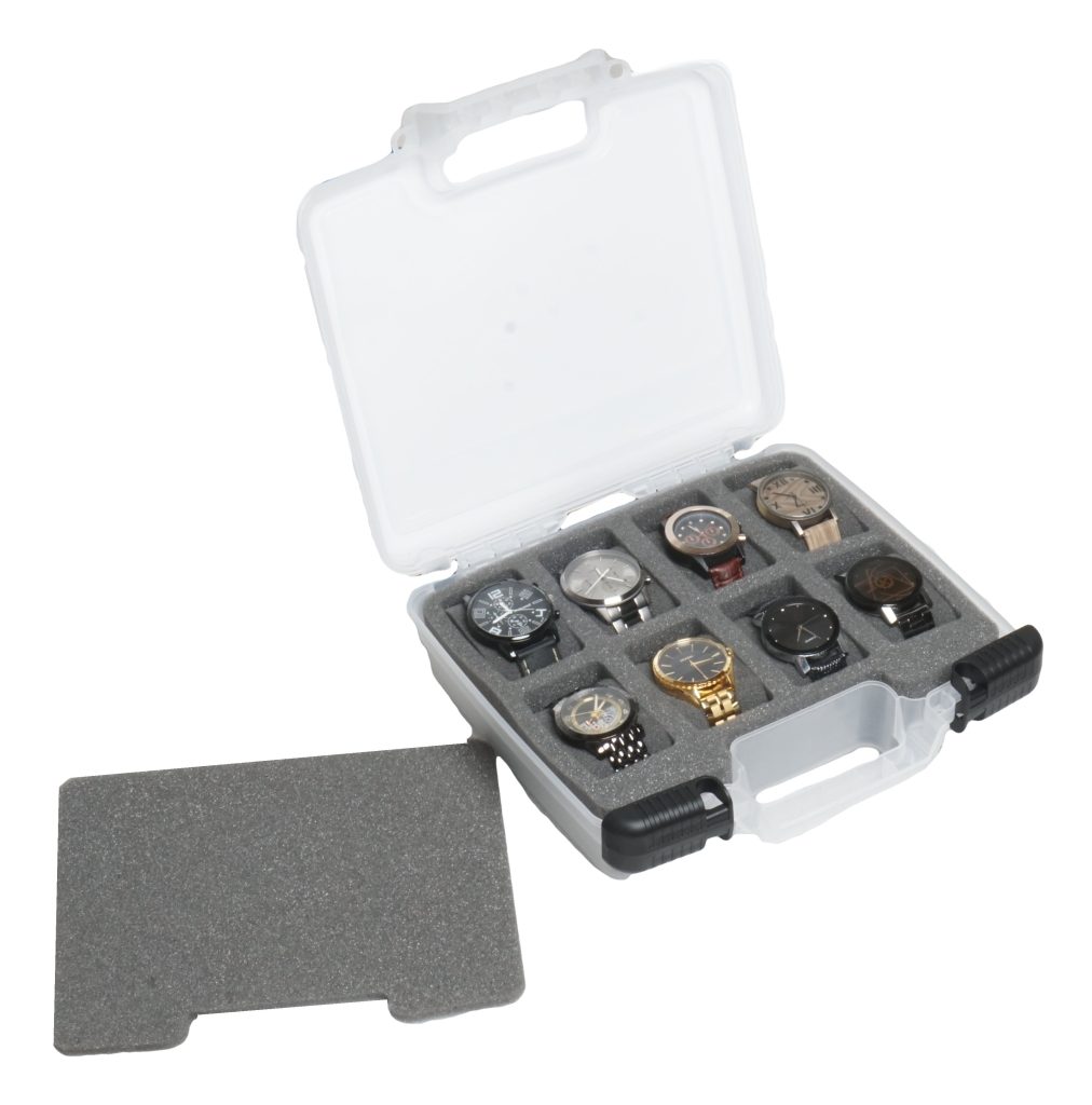 Case Club 8 Watch Carry Case - Light Weight, Lockable Hard Case