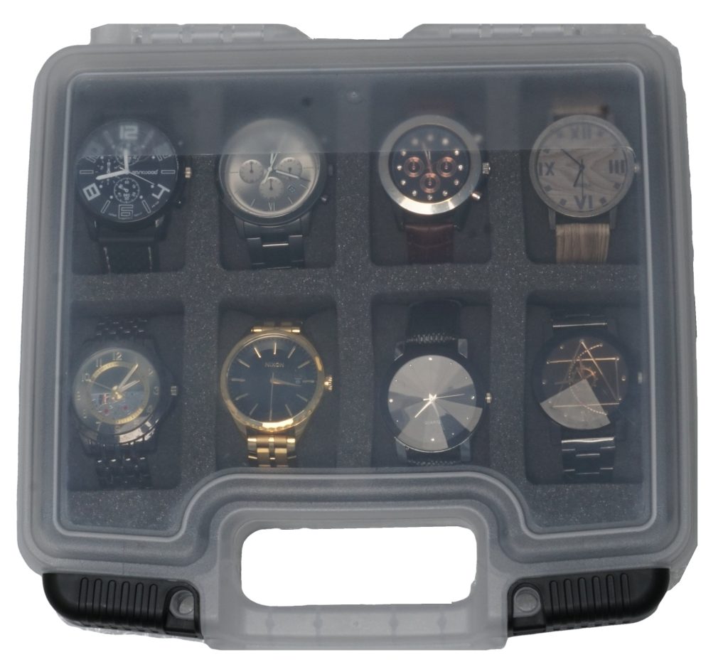 Case Club 8 Watch Carry Case - Light Weight, Lockable Hard Case