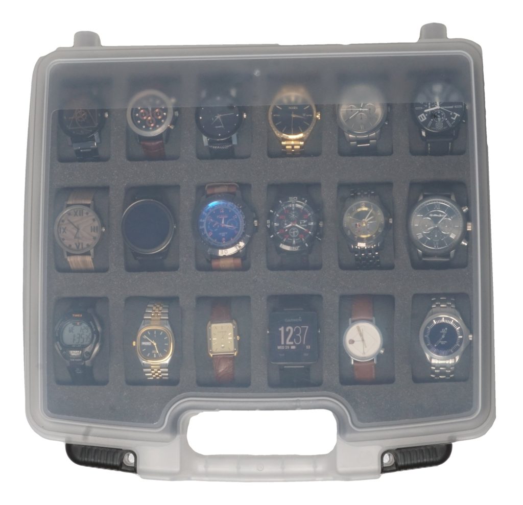Case Club 18 Watch Carry Case - Light Weight, Lockable Hard Case