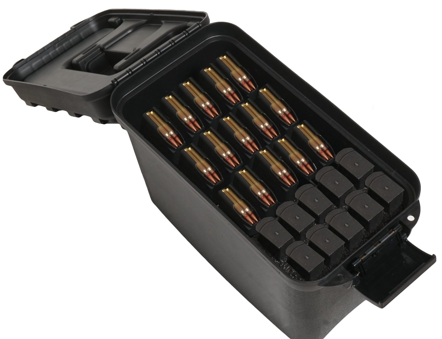 Case Club (qty 204) 9mm Ammo Long Term Waterproof Storage Case