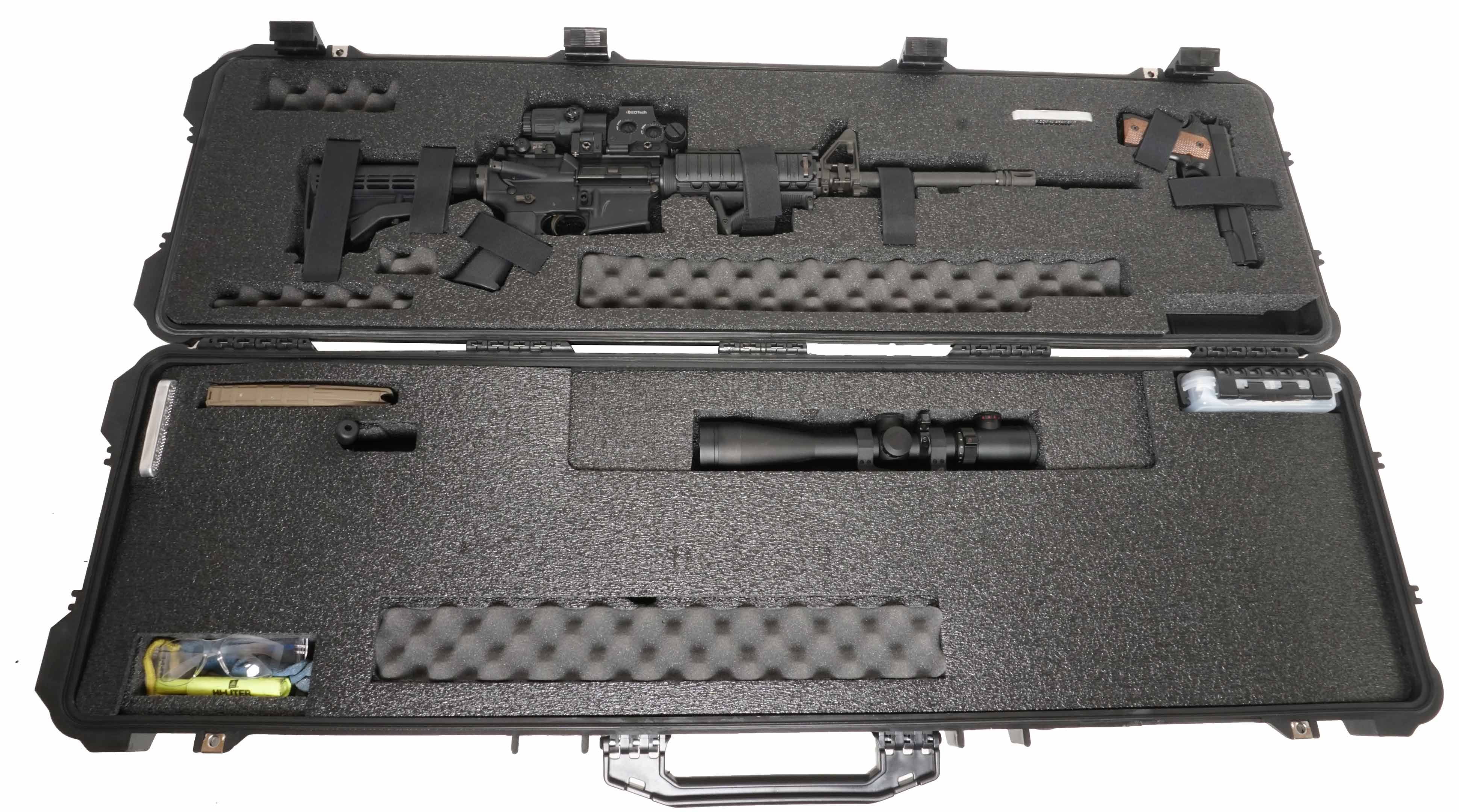 Case Club Waterproof Precision Rifle & AR15/AR10 Rifle Case with Silica Gel
