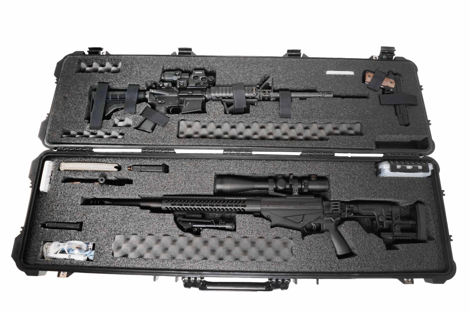 Case Club Waterproof Precision Rifle & AR15/AR10 Rifle Case with Silica Gel
