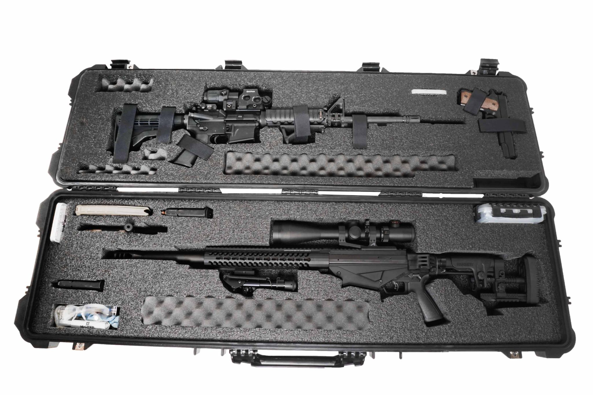Case Club Waterproof Precision Rifle & AR15/AR10 Rifle Case with Silica Gel