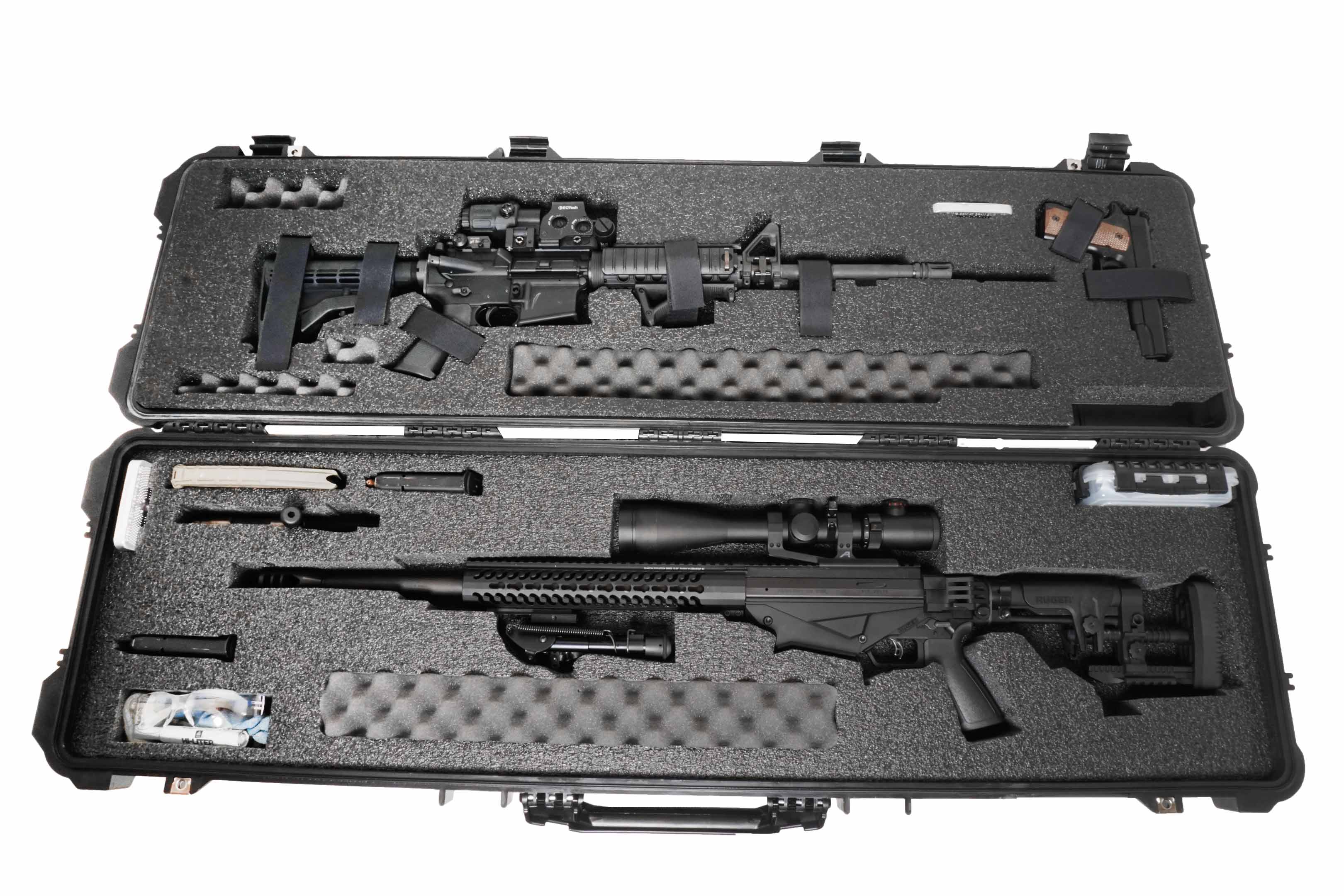 Case Club Waterproof Precision Rifle & AR15/AR10 Rifle Case with Silica Gel
