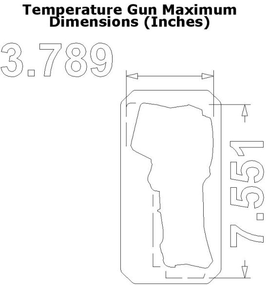 Handheld Infrared Laser Thermometer Temperature Gun Case (FLIR ...