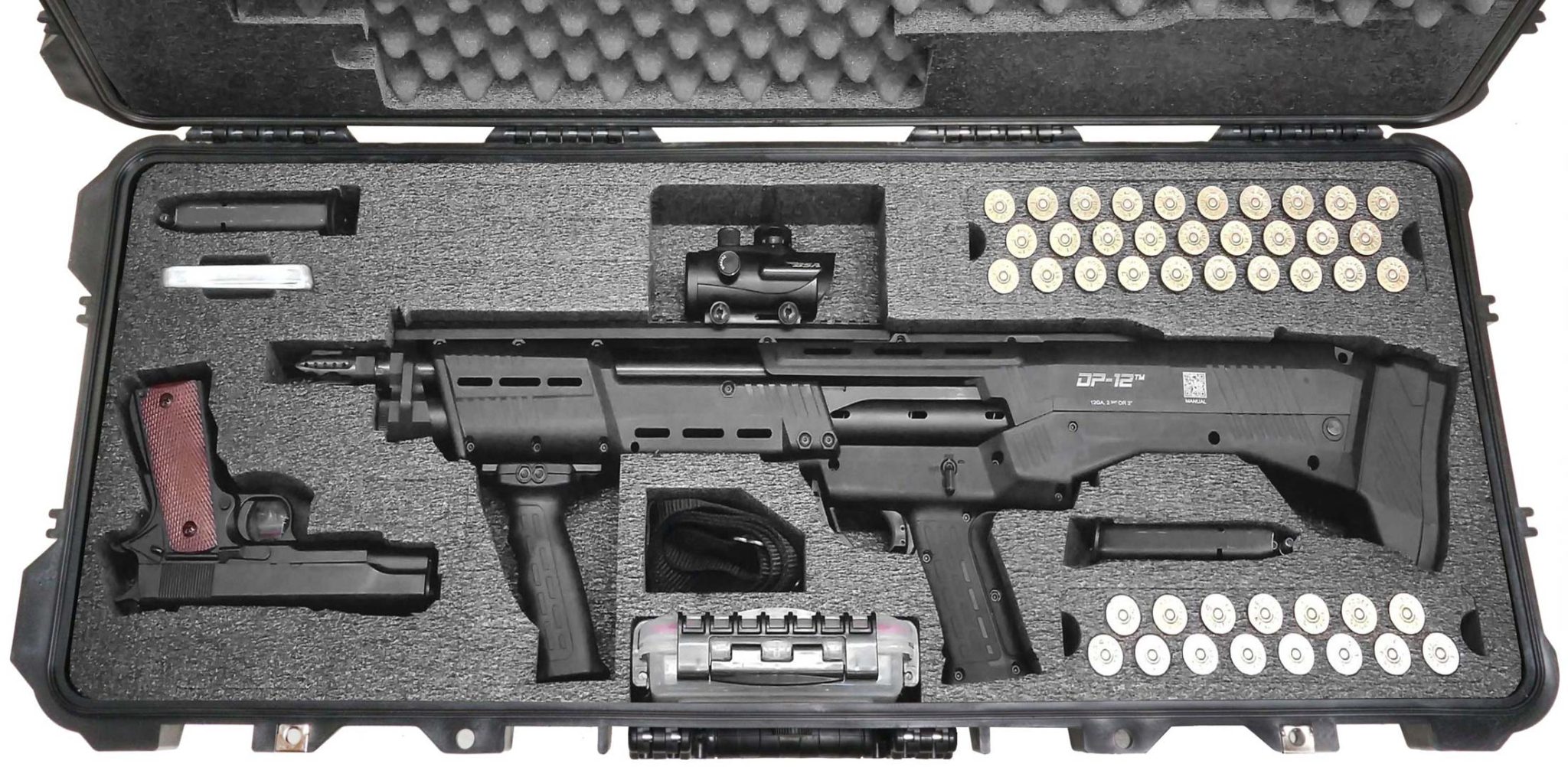 Case Club Waterproof Kel-Tec KSG & Std Mfg DP-12 Shotgun Case with ...