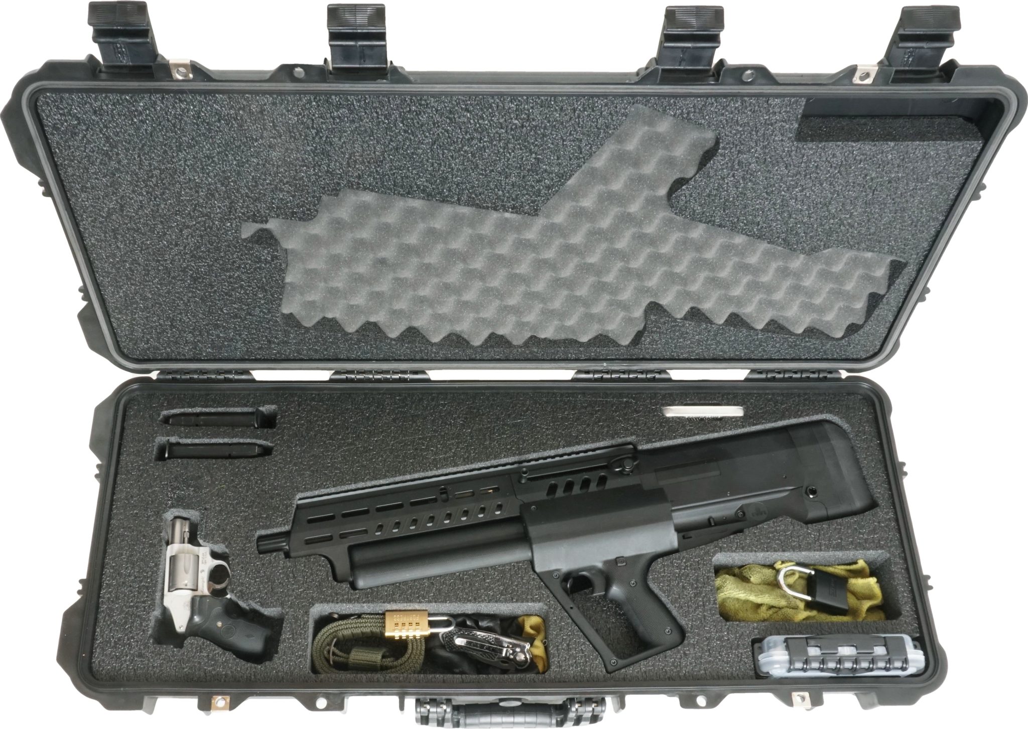 Case Club IWI Tavor TS12 Case for Shotgun, Shells, Pistol, & Magazines