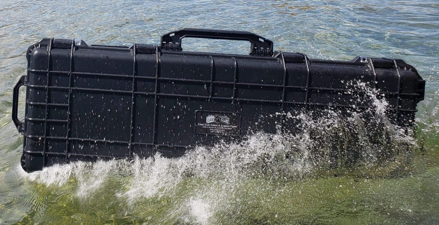 Case Club Waterproof AK-47 Rifle Case with Silica Gel & Accessory Box