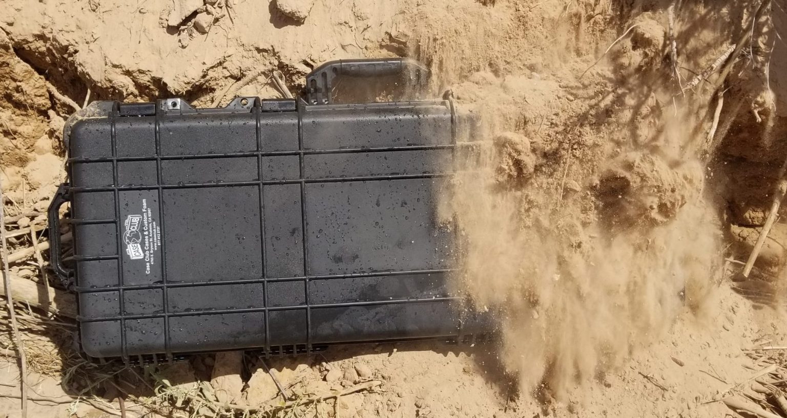 Case Club Waterproof MP5 Rifle Case with Silica Gel & Accessory Box