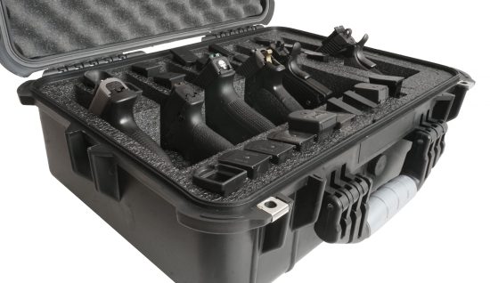 Case Club 6 Pistol Waterproof Case with Silica Gel & Heavy-Duty Foam