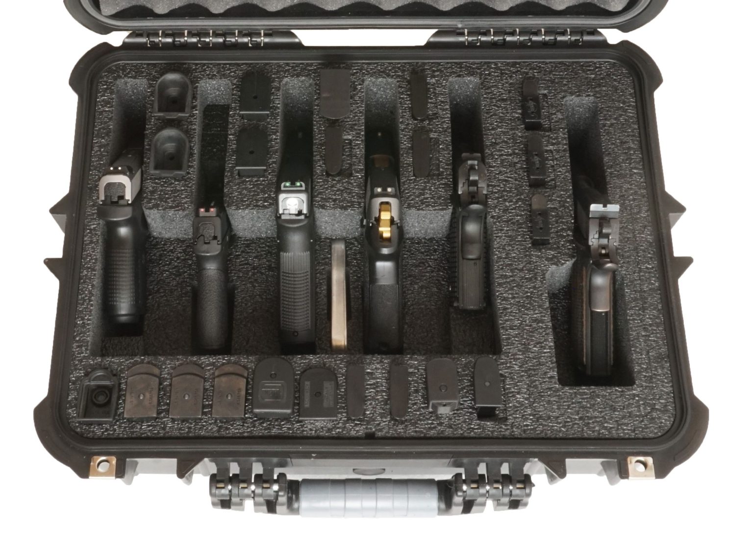 Case Club 6 Pistol Waterproof Case with Silica Gel & Heavy-Duty Foam