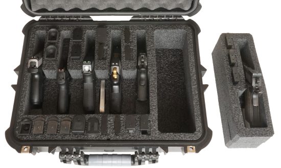 Case Club 6 Pistol Waterproof Case with Silica Gel & Heavy-Duty Foam