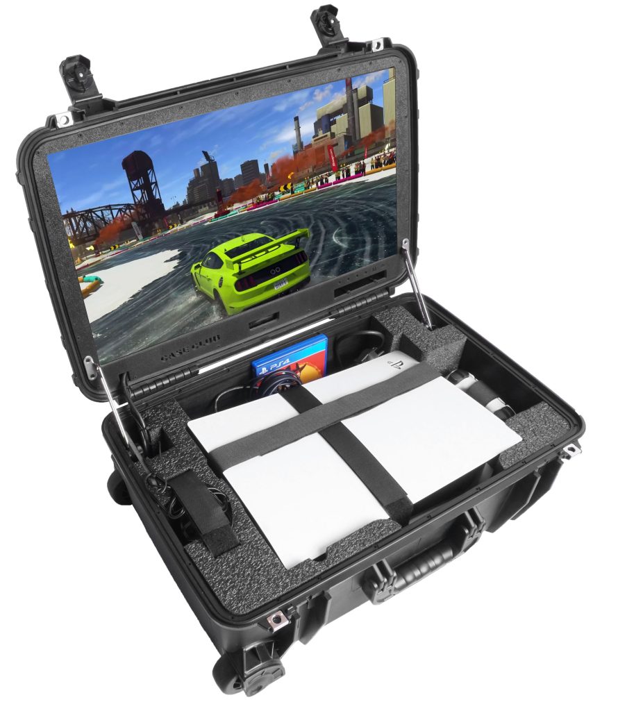 Case Club PC Portable DIY Gaming Station with Built-in Gaming Monitor