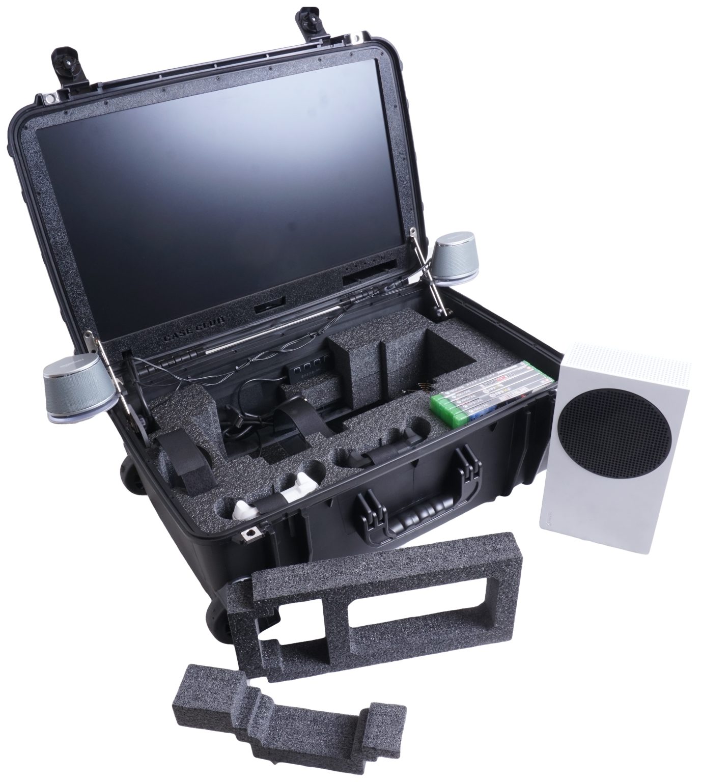 Xbox Series X & S Portable Gaming Station with Built-in Monitor - Case Club