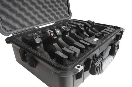 Case Club 8 Pistol Waterproof Case with Silica Gel & Heavy-Duty Foam