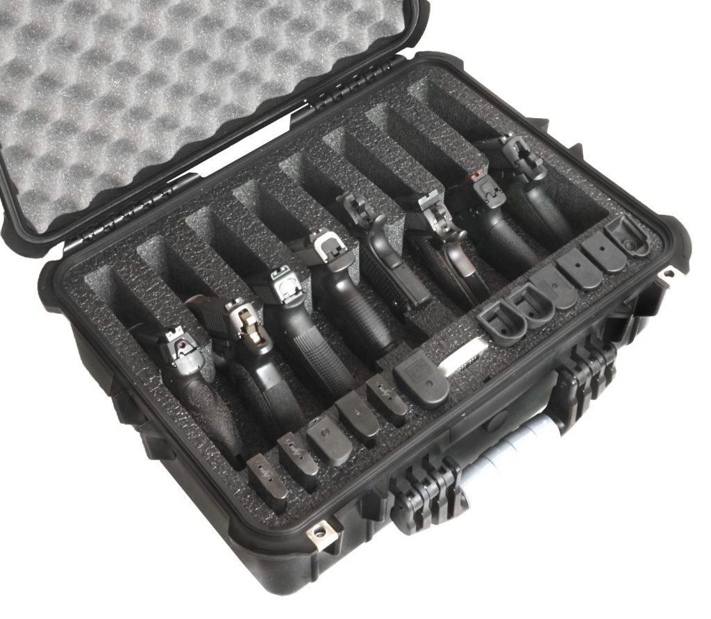 Case Club 10 Pistol Waterproof Case with Silica Gel & Heavy-Duty Foam