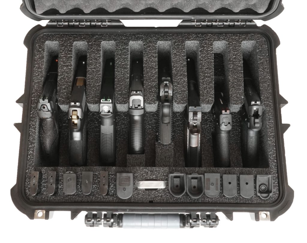 Case Club 8 Pistol Waterproof Case with Silica Gel & Heavy-Duty Foam