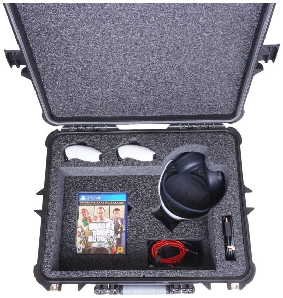 PlayStation 5 with Headset Heavy Duty Travel Case (Gen-2) - Case Club