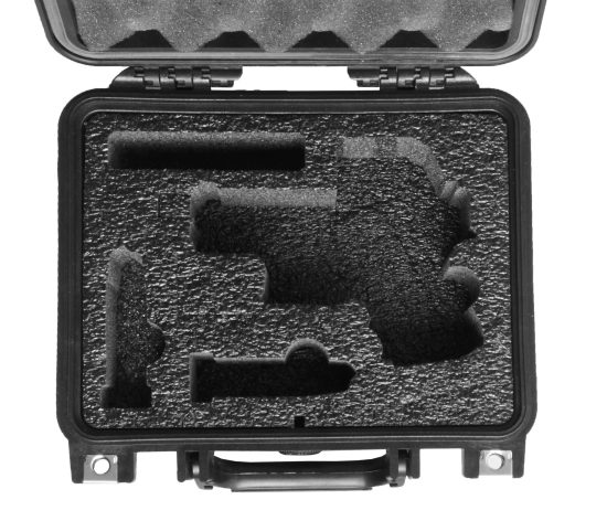 Case Club Glock 26 Waterproof Pistol Case with Pre-Cut Foam | G26