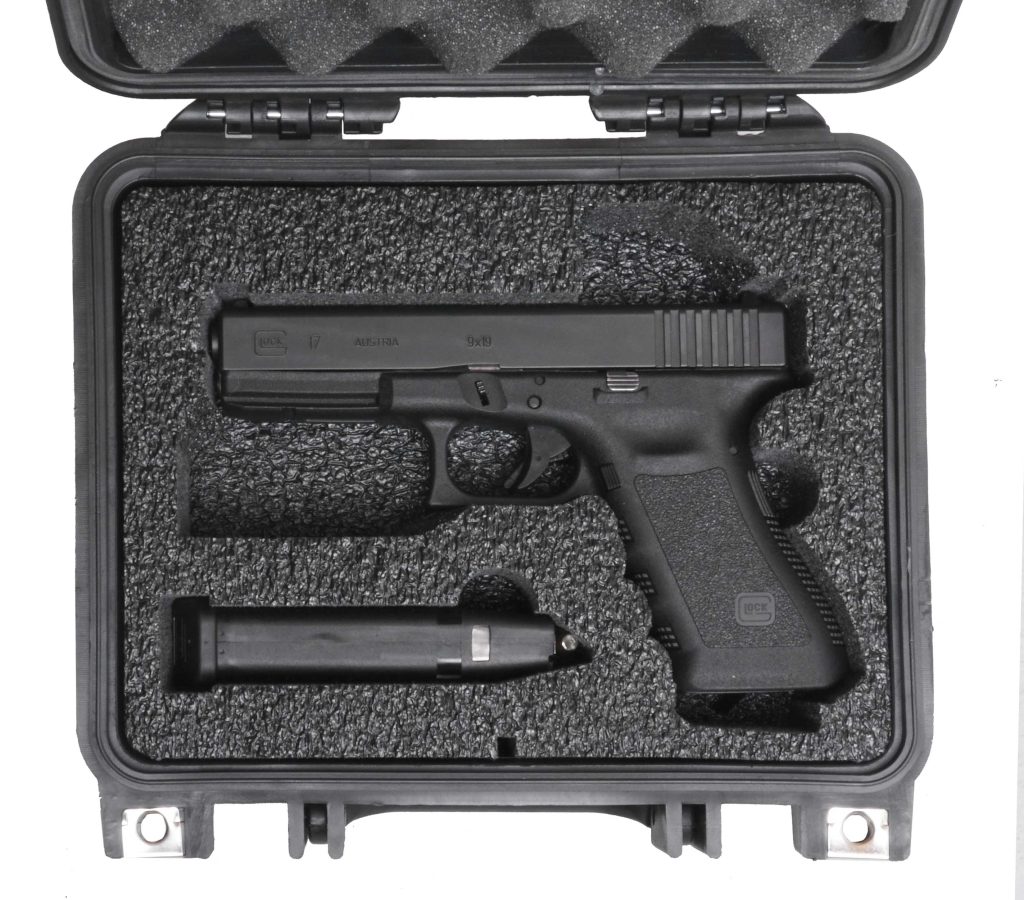 Case Club Glock 17 Waterproof Pistol Case with Pre-Cut Foam | G17