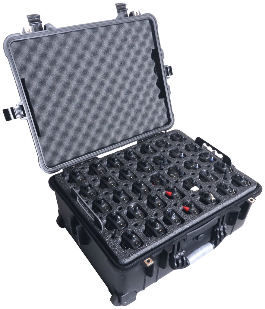 Case Club Qty-17 Motorola CP200 Pre-Cut Hard Shell Radio Carry Case