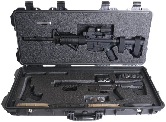 Case Club Waterproof AR15 & SBR | Pistol Case with Silica Gel