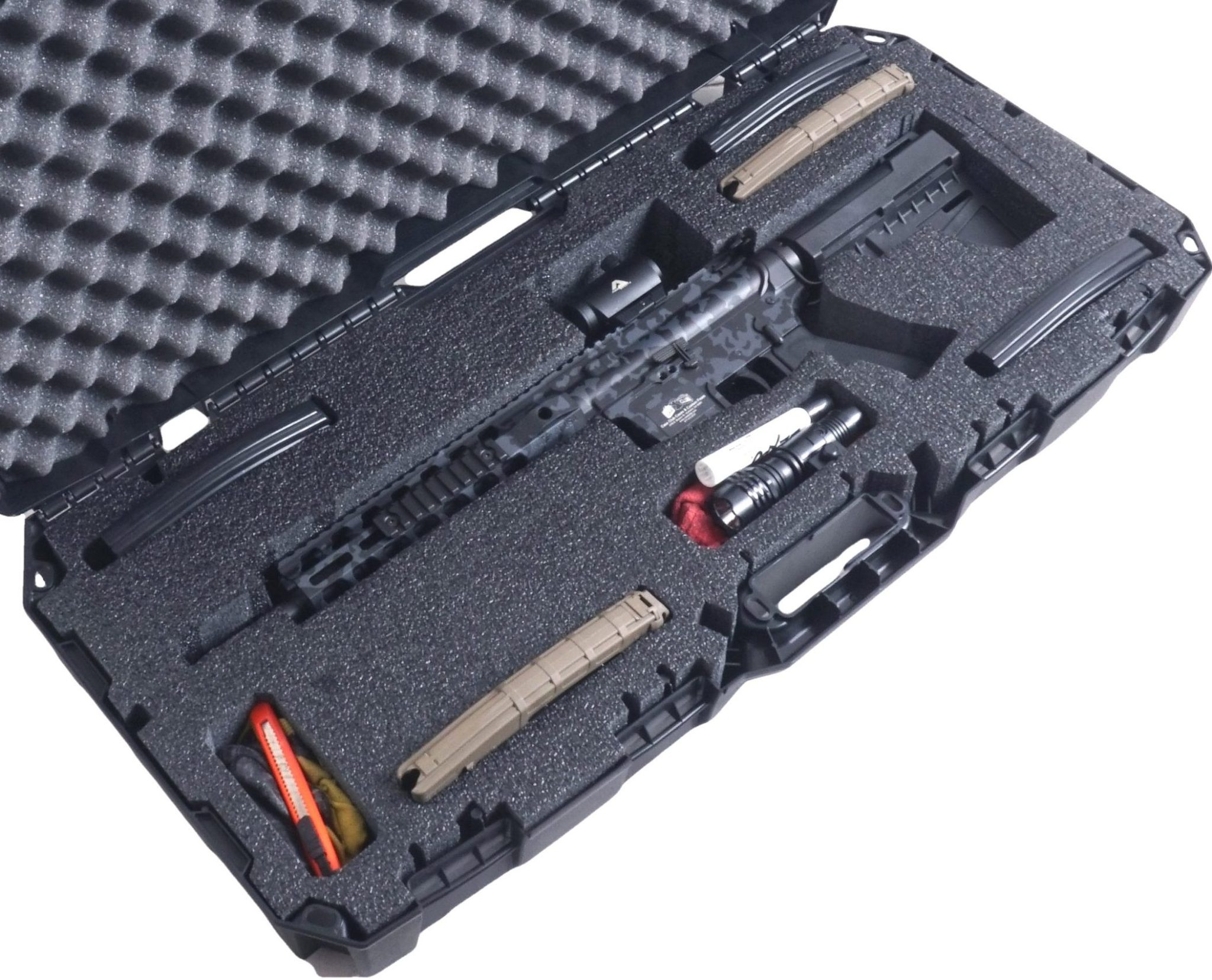 Heavy Duty AR15 Hard Rifle Cases with Pre-Cut Foam for AR15 Carbines