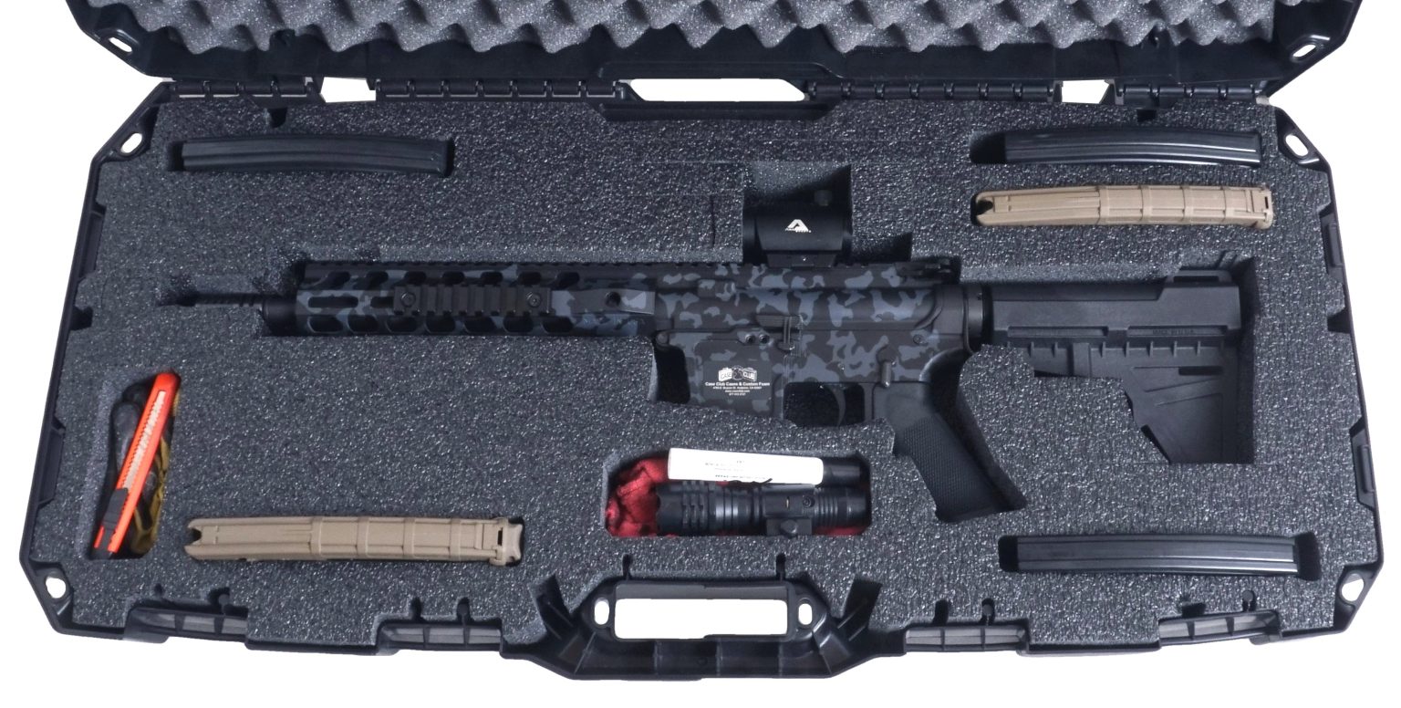 Case Club AR15 Rifle Carry Case for Rifle, Pistol & Magazines