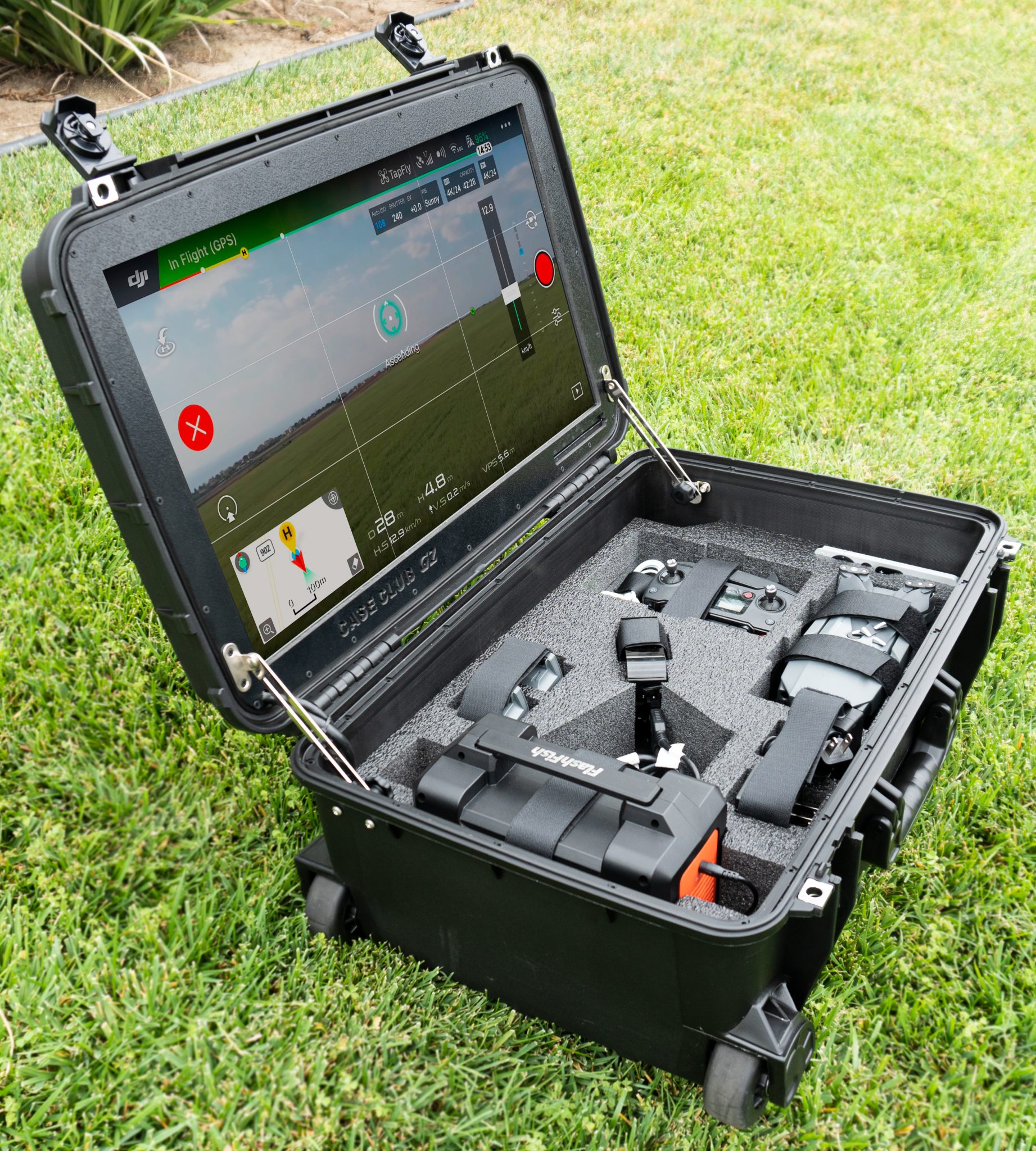 Portable Ground Station with Built-in Monitor for DJI Mavic - Case Club
