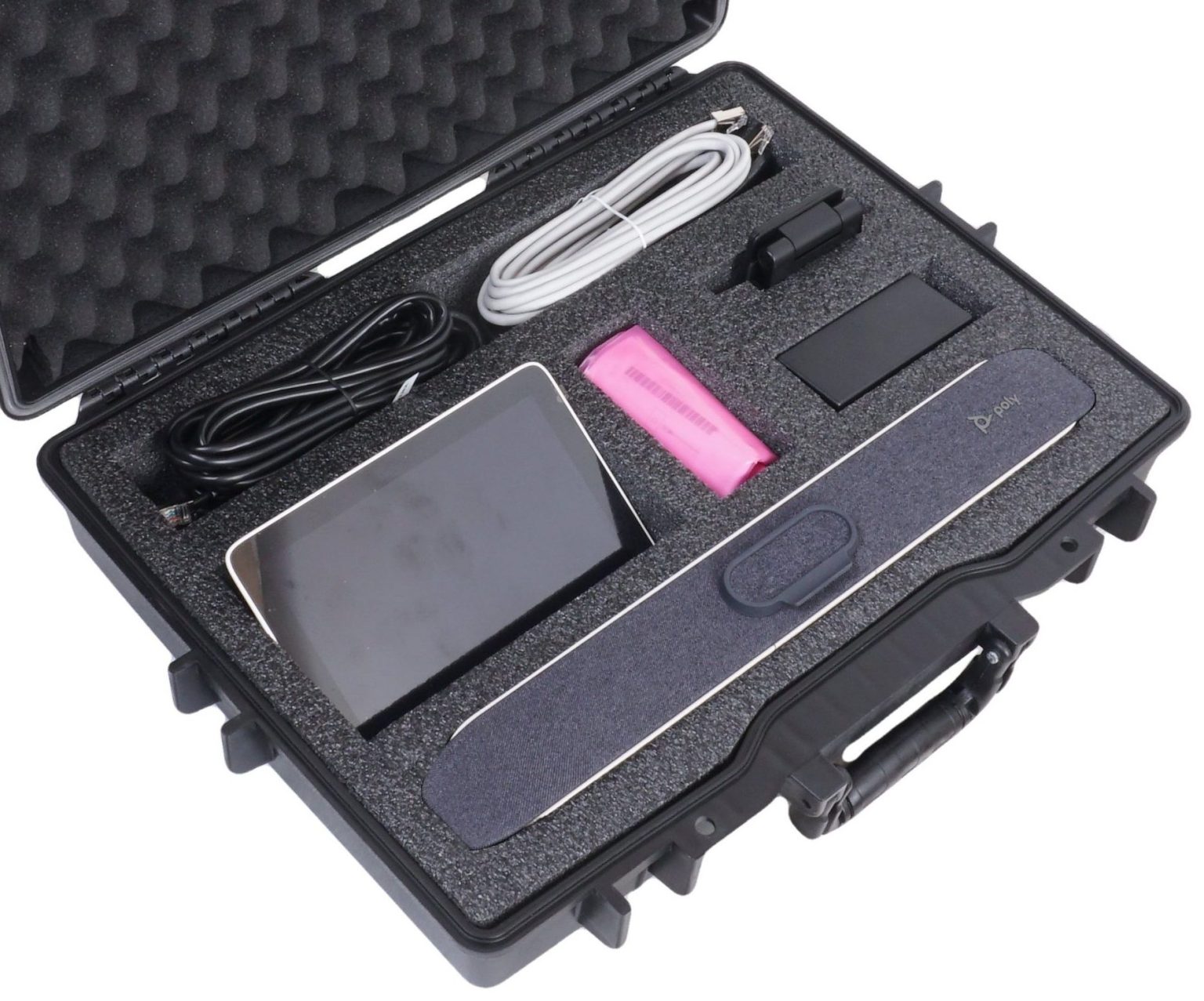 Waterproof Meeting Owl Video Conference Camera Case with Pre-Cut Foam