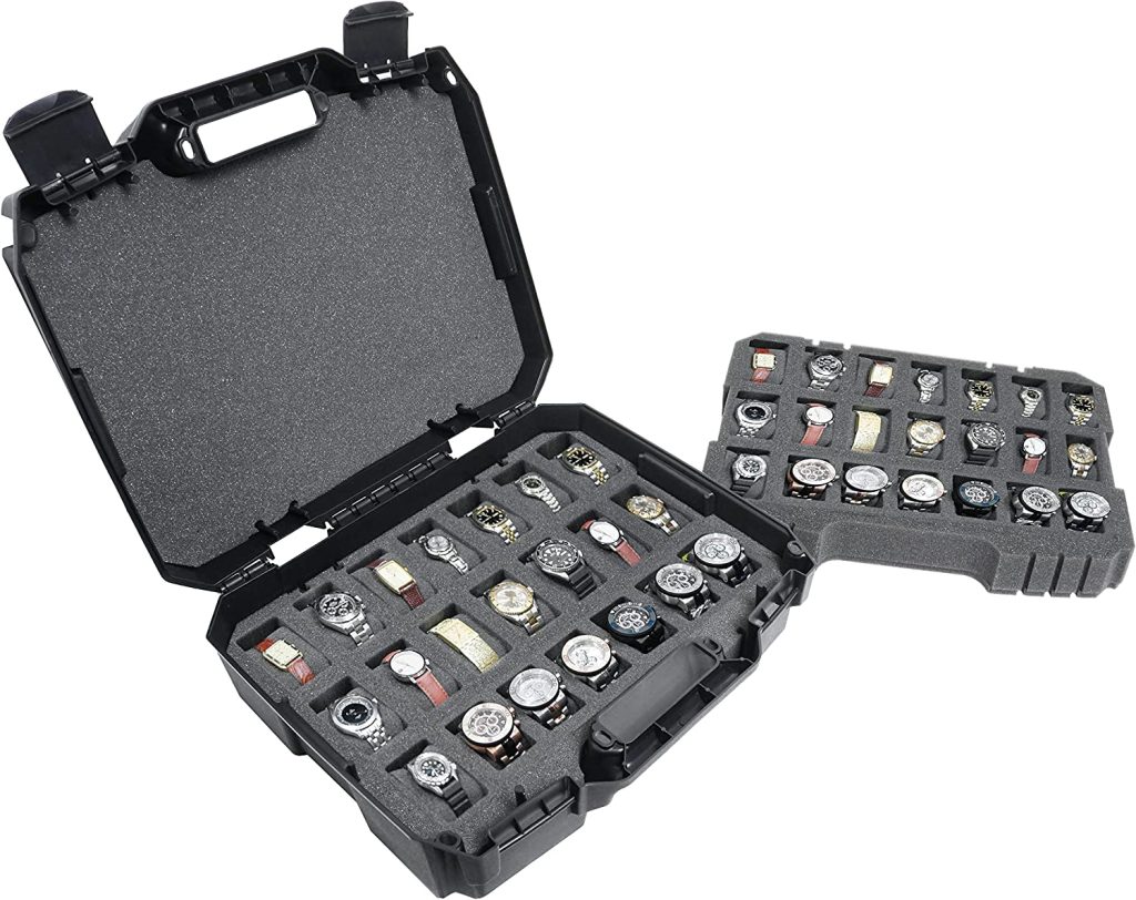 Case Club 42 Watch Carry Case with a Modular Dual Foam Design
