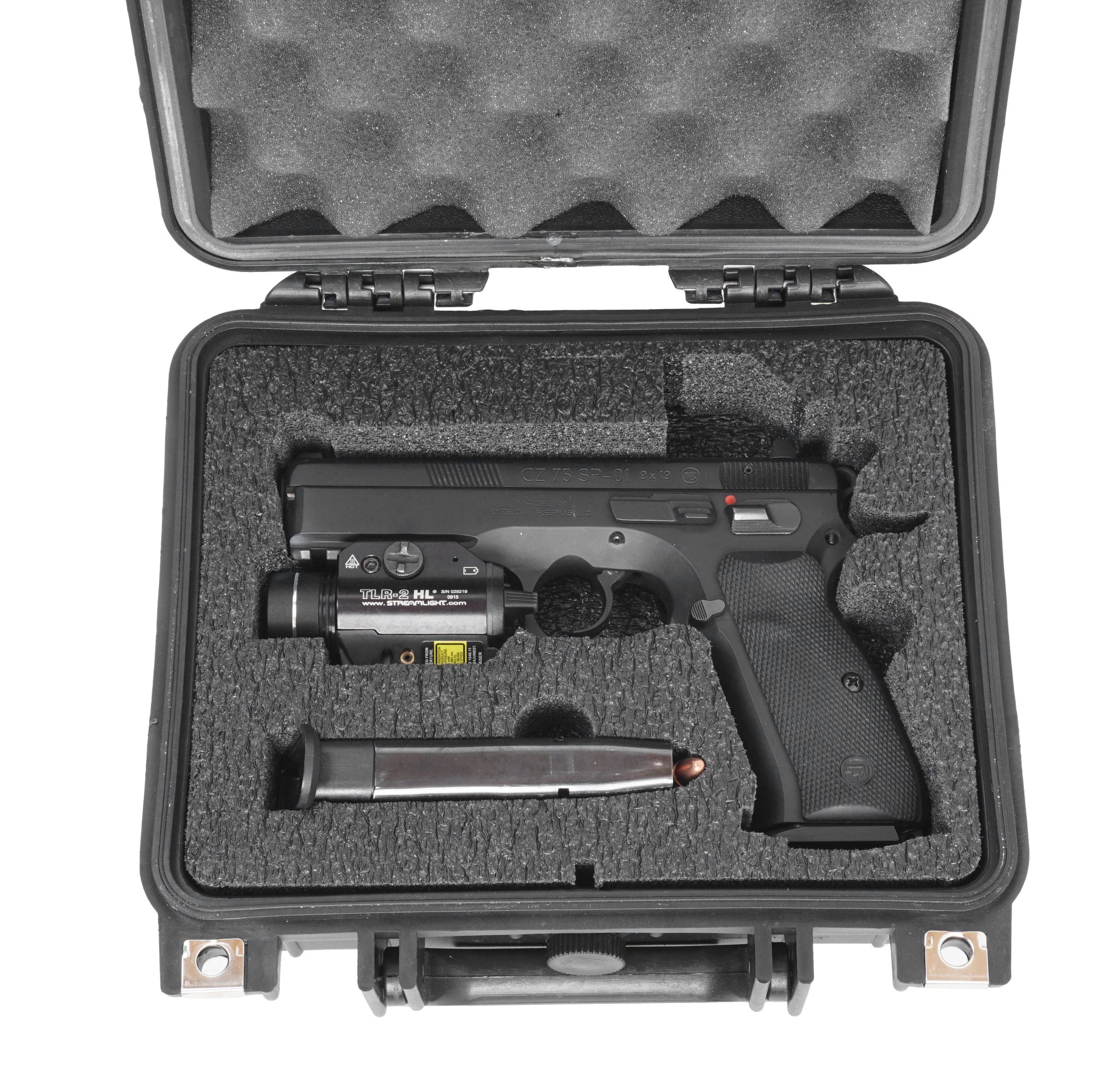 Case Club CZ-75 Waterproof Pistol Case with Pre-Cut Foam