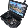 Case Club PC Portable DIY Gaming Station with Built-in Gaming Monitor