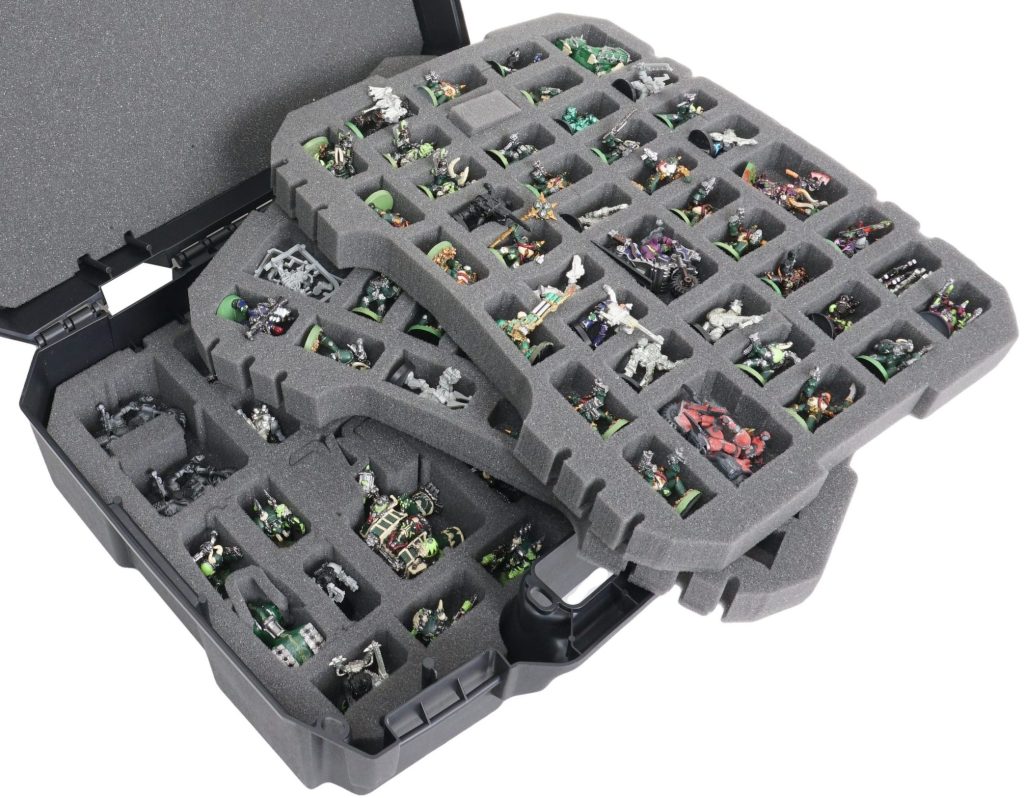 Miniatures Figurine Cases for Warhammer, Dungeons & Dragons, & More