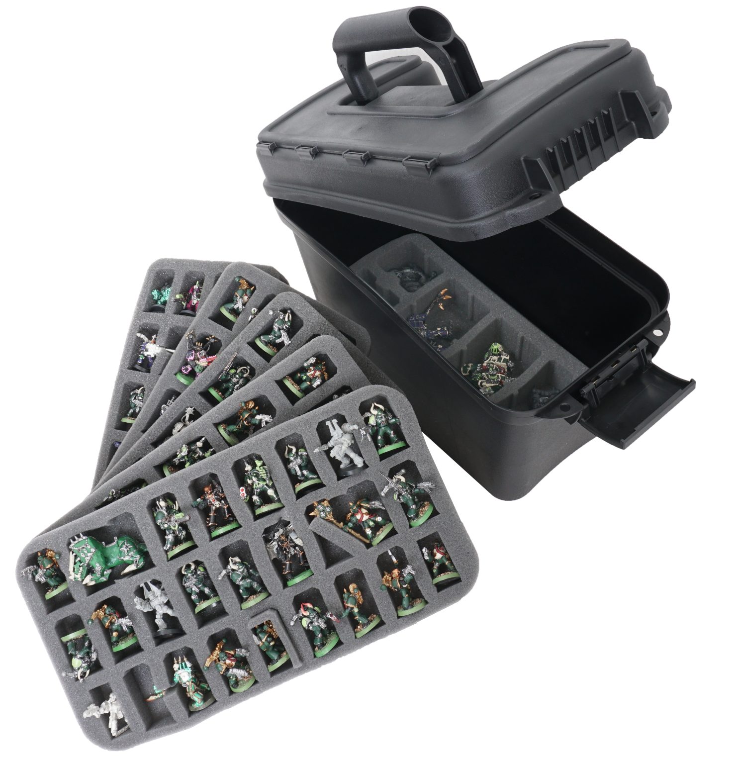 Case Club 134+ Miniatures Carry Case - Customizable Figurine Case