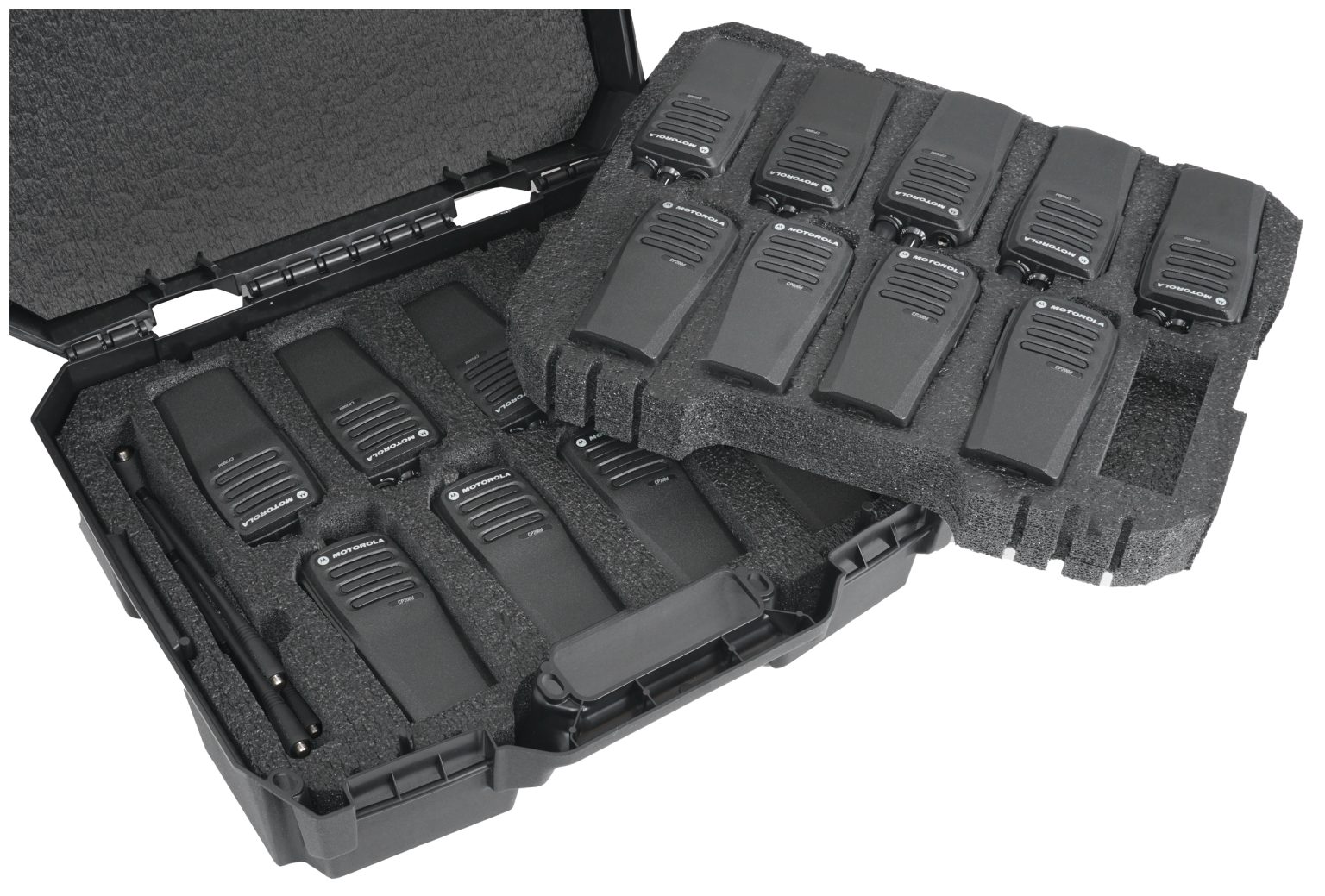 Case Club 17 Motorola CP200 / R2 / XPR 3500e Radio Pre-Cut Hard Case