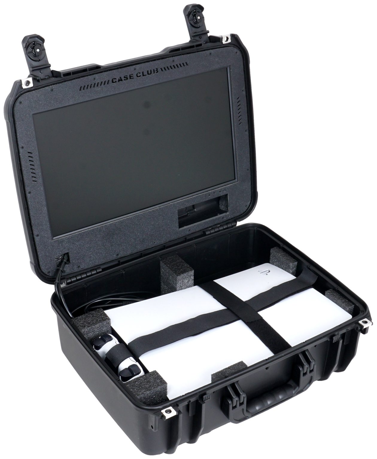 Case Club Waterproof PlayStation 5 Portable Gaming Case w/ Built in Monitor