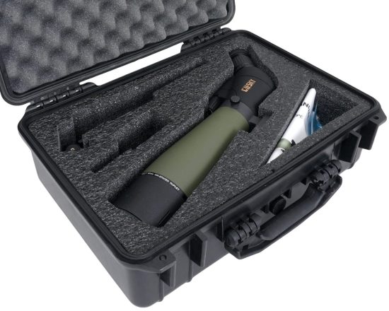 Case Club Spotting Scope & Binocular Hard Cases with Pre-Cut Foam