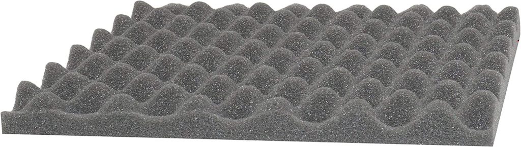 Convoluted Foam 12.00" x 12.00" x 1.25" - Case Club