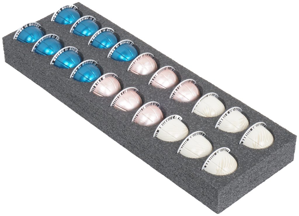 x20 Nespresso Vertuo Pod Organizer Drawer Foam - Case Club