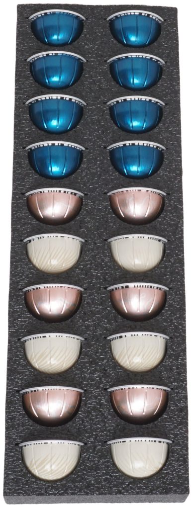 x20 Nespresso Vertuo Pod Organizer Drawer Foam - Case Club