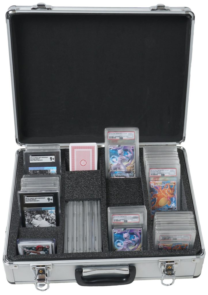 100 Graded Card Slab Collector Aluminum Style Case - Case Club