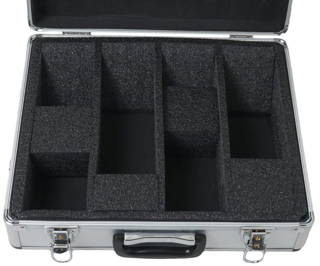 100 Graded Card Slab Collector Aluminum Style Case - Case Club