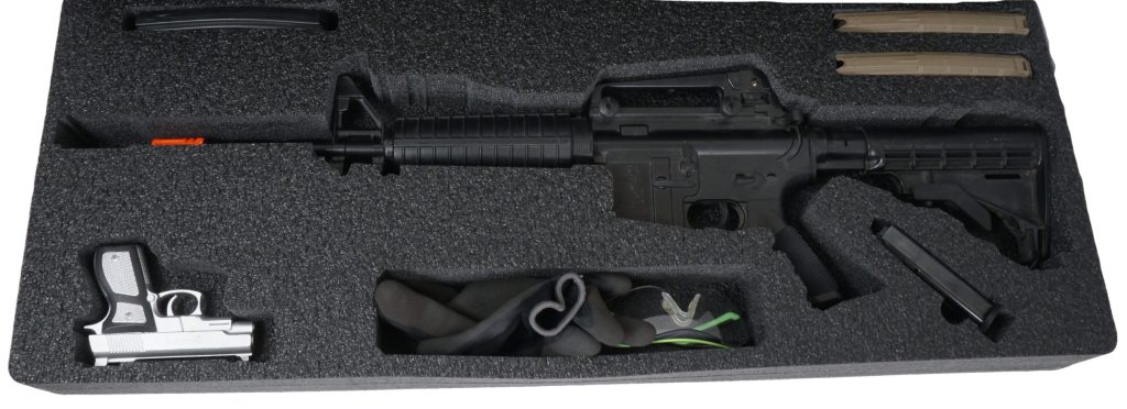 AR15 Foam Set to Fit Pelican 1700