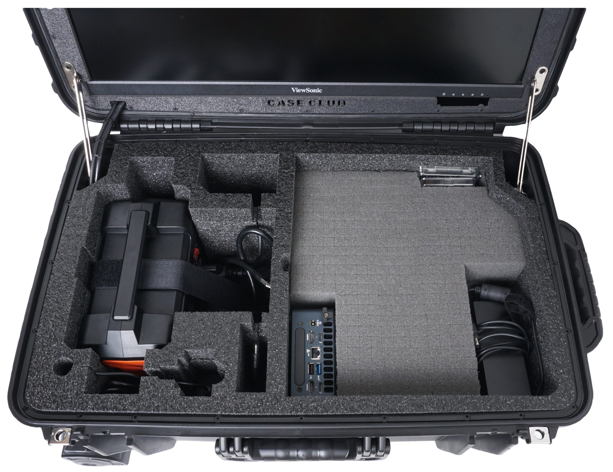 Battery Powered Mobile Monitor Station - Case Club