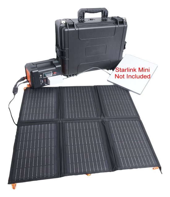 Starlink Mini Solar Rechargeable Battery Powered Mobile Internet Kit ...